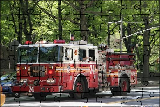 Fire Truck Jigsaw Puzzles Online | JSPuzzles.com