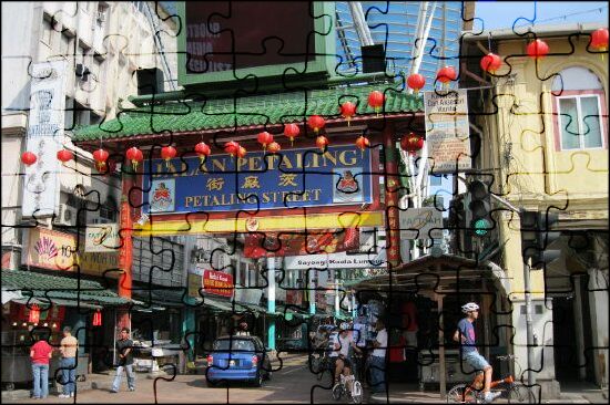 China Town, Malaysia Jigsaw Puzzle Online | Jspuzzles.Com