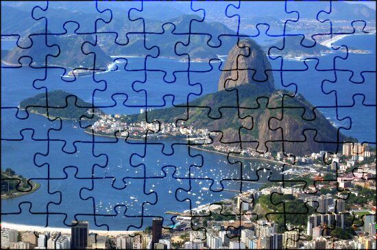 View Over Rio De Janeiro, Brazil Jigsaw Puzzle Online