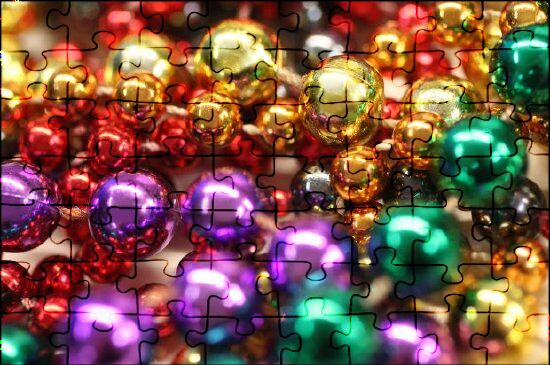 Mardi Grass Beads Jigsaw Puzzle Online | Jspuzzles.Com