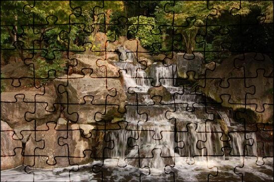 Small Waterfall Jigsaw Puzzle Online | Jspuzzles.Com