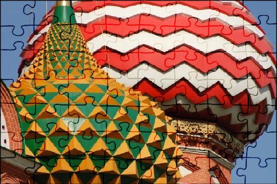 Saint Basils Cathedral, Red Square, Moscow, Russia Jigsaw Puzzle