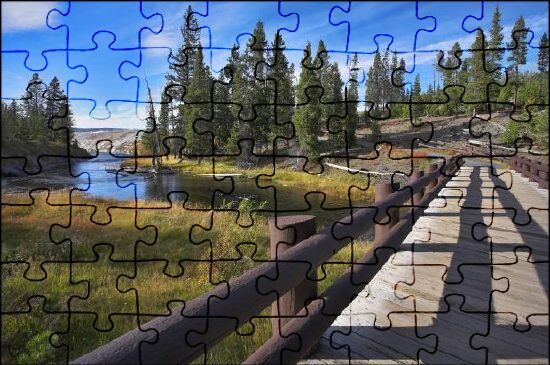 Bridge Through A Stream Jigsaw Puzzle Online | Jspuzzles.Com