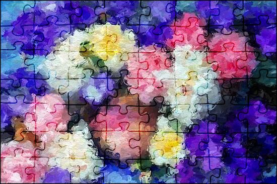 Flower Drawing Jigsaw Puzzle Online | Jspuzzles.Com