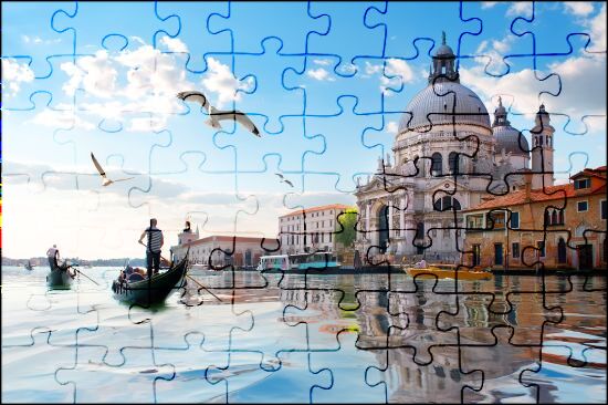 Santa Maria Della Salute in Venice, Italy Jigsaw Puzzle Online
