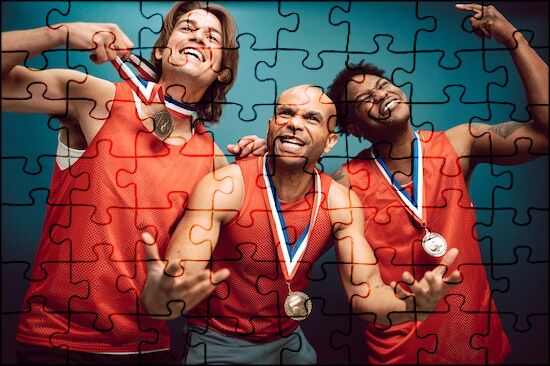 Winner Medals Jigsaw Puzzle Online | Jspuzzles.Com