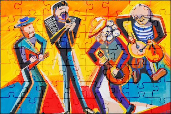 Jazz Quartet Jigsaw Puzzle Online | Jspuzzles.Com