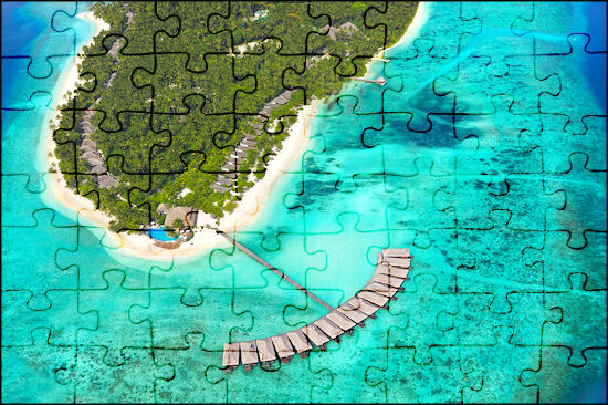 Tropical Island - Maldives Jigsaw Puzzle Online | Jspuzzles.Com