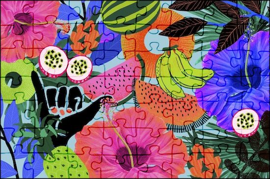 Puzzle Motif Tropical Gratuit | Jspuzzles