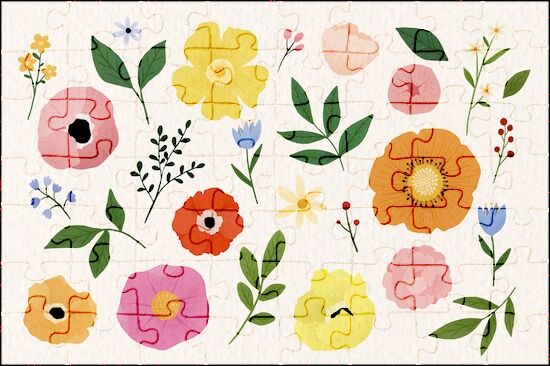 Floral Design Jigsaw Puzzle Online | Jspuzzles