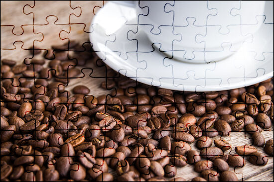 Brown Roasted Coffee Beans Jigsaw Puzzle Online | Jspuzzles