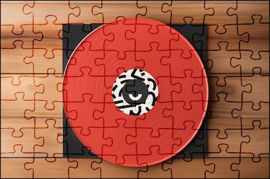 Red Vinyl Record Jigsaw Puzzle Online | Jspuzzles