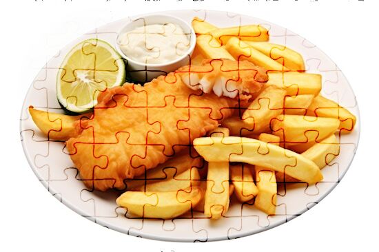 Fish and Chips Jigsaw Puzzle Online | Jspuzzles