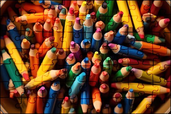 Crayons Pencils Jigsaw Puzzle Online | Jspuzzles