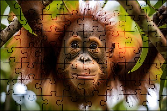 Orangutan Baby Jigsaw Puzzle Online | Jspuzzles