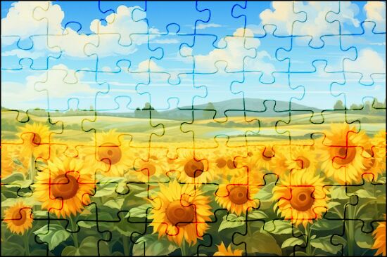 Sunny Sunflower Jigsaw Puzzle Online | Jspuzzles