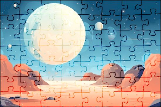 Imaginary Moon Jigsaw Puzzle Online | Jspuzzles