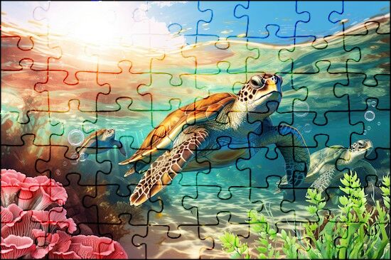Turtle Fish Jigsaw Puzzle Online | Jspuzzles