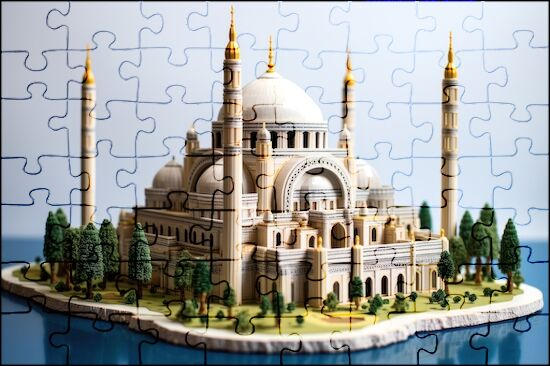 Mosque Architecture Jigsaw Puzzle Online | Jspuzzles