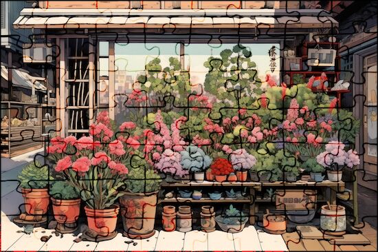 Flower Shop Jigsaw Puzzle Online | Jspuzzles