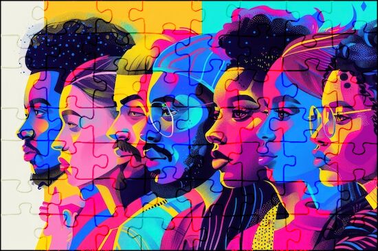 Diverse Portraits Jigsaw Puzzle Online | Jspuzzles