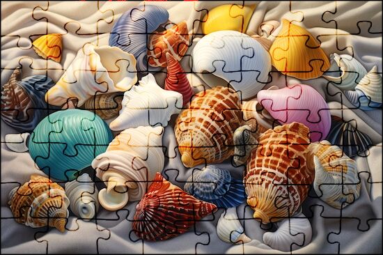 Wonderful Seashells Jigsaw Puzzle Online | Jspuzzles