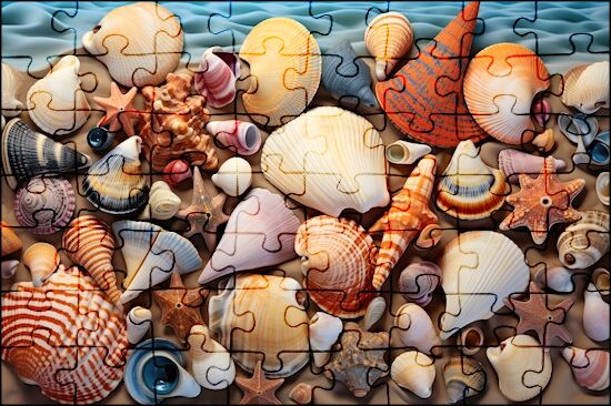 Seashells Jigsaw Puzzle Online | Jspuzzles