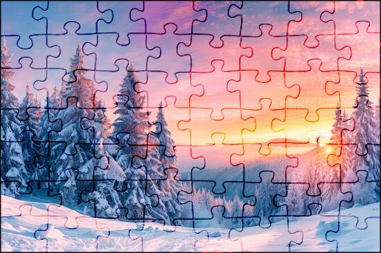 Snowy Winter Jigsaw Puzzle Online | Jspuzzles