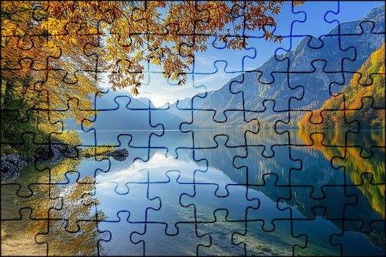 Serene Mountain Lake Jigsaw Puzzle Online | Jspuzzles