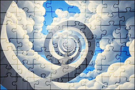 Stairway to The Clouds Jigsaw Puzzle Online | Jspuzzles