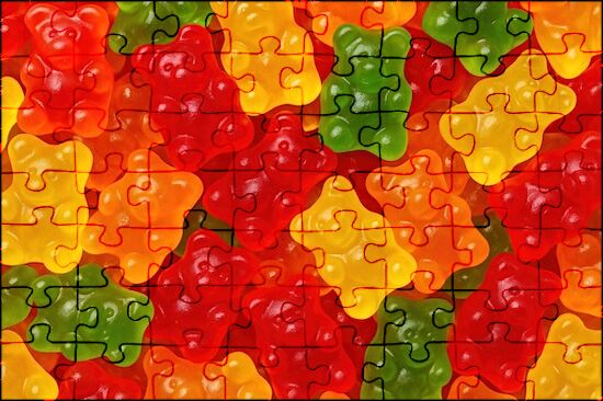 Gummy Bears Candy Jigsaw Puzzle Online | Jspuzzles