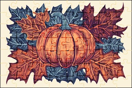 Lovely Pumpkin Jigsaw Puzzle Online | Jspuzzles