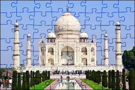 Taj Mahal Jigsaw Puzzle Online | Jspuzzles