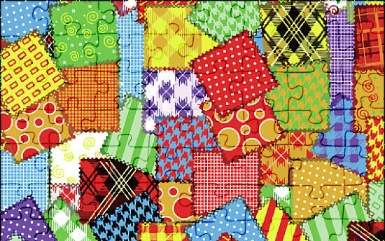 Couleurs Patchwork - Couleurs Patchwork Puzzle #1024353