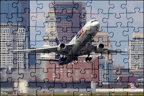 Usa Boeing Md11 Fedex ユーザーパズル 1025743番