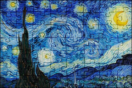 Starry Night (1889) - Puzzles En Línea