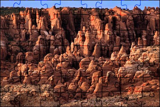 Arches Nat Park Ut - The Fiery Furnace - Kosh of Vorlon Puzzle