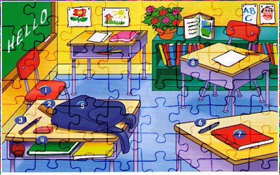 Classroom Objects - Rompecabezas Del Usuario #691424