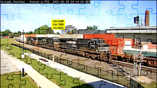 Ns-9340 Ns-7583 Ns-9652 at Fostoria,Oh/Usa - Dale Tyjeski Puzzle