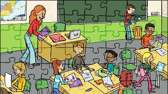 Rompecabezas de Escuelas | JSPuzzles.com
