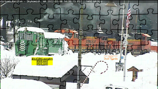 Bn-972502 Snowplow Bnsf-6662 Bnsf-9209 Skyomish - Dale Tyjeski