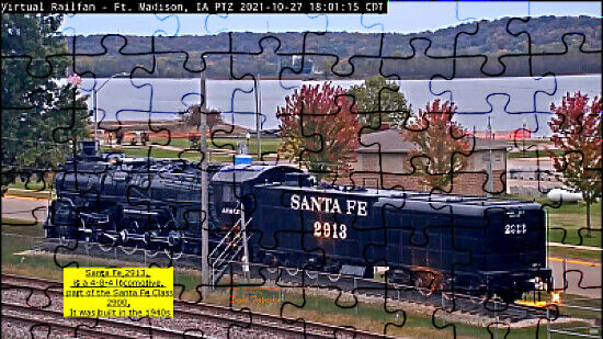 Santa Fe #2913 Is A 4-8-4 Locomotive ユーザーパズル 889655番