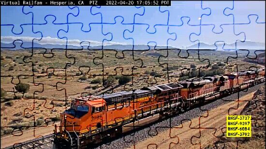 Bnsf-3737, Bnsf-9297, Bnsf-6087, Bnsf-3792 Crossing California