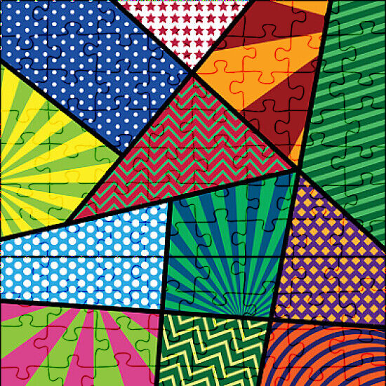 Couleurs Patchwork - Couleurs Patchwork Puzzle #911631