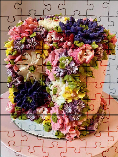 Floral Cake - Andrea Puzzle #938168 | Jspuzzles