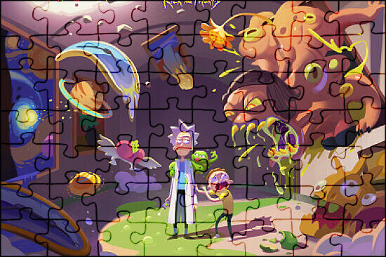 Rick and Morty - Pardon Puzzle #942277 | Jspuzzles